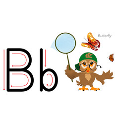 Abc english alphabet on transparent background Vector Image