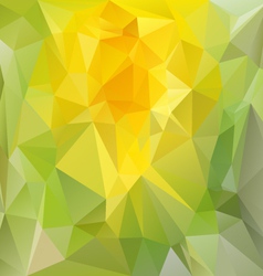 Pink yellow orange polygonal triangular pattern Vector Image