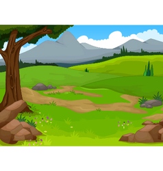 Forest path Royalty Free Vector Image - VectorStock