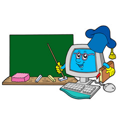 Angry computer Royalty Free Vector Image - VectorStock
