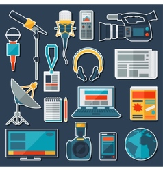 Press id card design template Royalty Free Vector Image