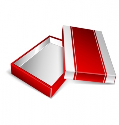 Box packaging die cut template design 3d mock-up Vector Image