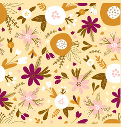 Gold foil coral triangle seamless texture Vector Image