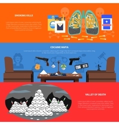 Drug addiction infographic set Royalty Free Vector Image