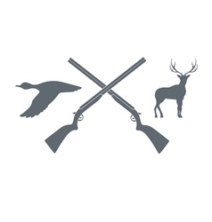 Rifle club logo designs Royalty Free Vector Image