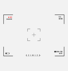 Realistic black television screen on transparent Vector Image