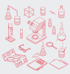 Schoolboy made an explosion at a chemistry lesson Vector Image