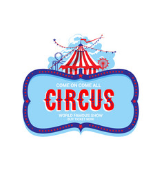 Circus frame Royalty Free Vector Image - VectorStock