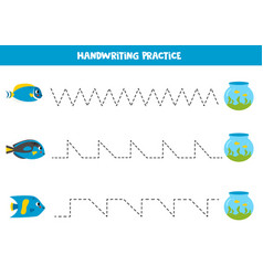 Trace lines between starfish and algae Royalty Free Vector