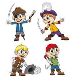 Cartoon school children Royalty Free Vector Image