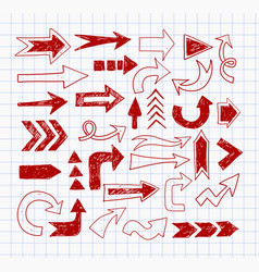 Tribal arrows doodle Royalty Free Vector Image