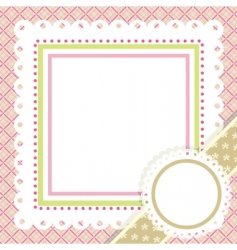 Child photo framework Royalty Free Vector Image