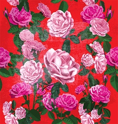 Abstract roses print Royalty Free Vector Image