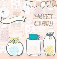 Strawberry jam ads design template Royalty Free Vector Image