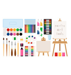Rainbow colors tube paints Royalty Free Vector Image