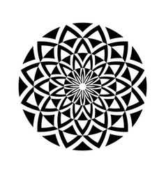 Patterns in circle shape Royalty Free Vector Image