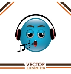Singing emoticon Royalty Free Vector Image - VectorStock