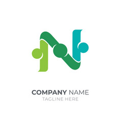 Letter k people logo Royalty Free Vector Image
