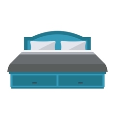 Bed single Royalty Free Vector Image - VectorStock