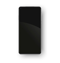 Frameless phone with thin borders and blank empty Vector Image
