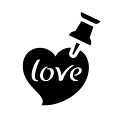 I love mom heart sign Royalty Free Vector Image