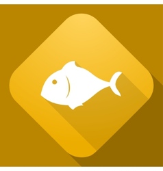 Pisces fish zodiac sign icon Royalty Free Vector Image
