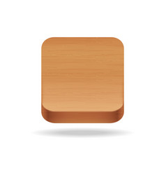 Wooden box app icon Royalty Free Vector Image - VectorStock