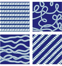 Ropes seamless pattern Royalty Free Vector Image