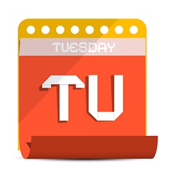 Paper calendar with arrow Royalty Free Vector Image