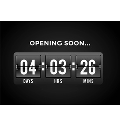Countdown timer Royalty Free Vector Image - VectorStock
