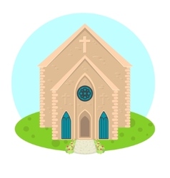 A church Royalty Free Vector Image - VectorStock