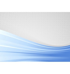 Blue modern folder with metal border design Vector Image