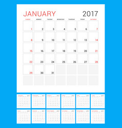 Simple 2020 year calendar Royalty Free Vector Image