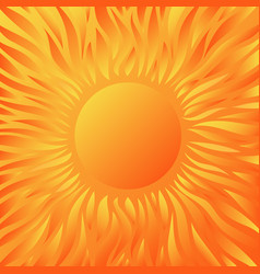 Beautiful summer card with sun icon and text Vector Image