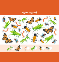 Counting children game cartoon transport car Vector Image