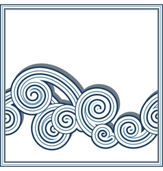 Wave borders Royalty Free Vector Image - VectorStock