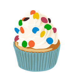 Muffin essential elements set Royalty Free Vector Image