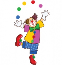 Clown text Royalty Free Vector Image - VectorStock