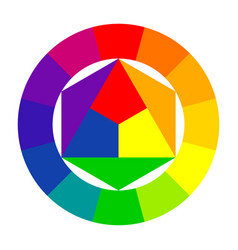 Colorful palette full spectrum colors Royalty Free Vector