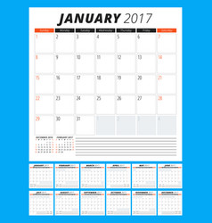 Simple 2020 year calendar Royalty Free Vector Image