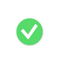 Grungy style do and donts check mark sign design Vector Image