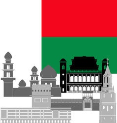 Peshawar landmarks Royalty Free Vector Image - VectorStock