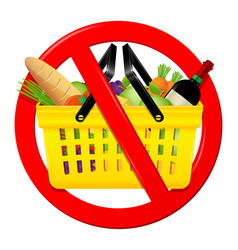 No sign isolated on transparent background Vector Image