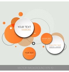 Modern design circle template Royalty Free Vector Image