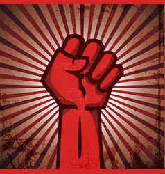 Revolution poster background with rays Royalty Free Vector