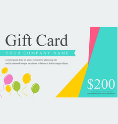 Multi color green business card template psd Vector Image