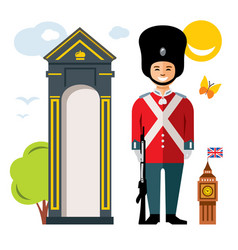 Queens guard Royalty Free Vector Image - VectorStock