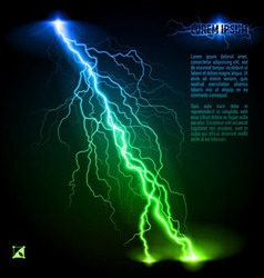 Lightning stock Royalty Free Vector Image - VectorStock
