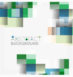 Abstract blocks template design background simple Vector Image