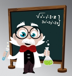 Cartoon scientist vector by artenot - Image #593552 - VectorStock